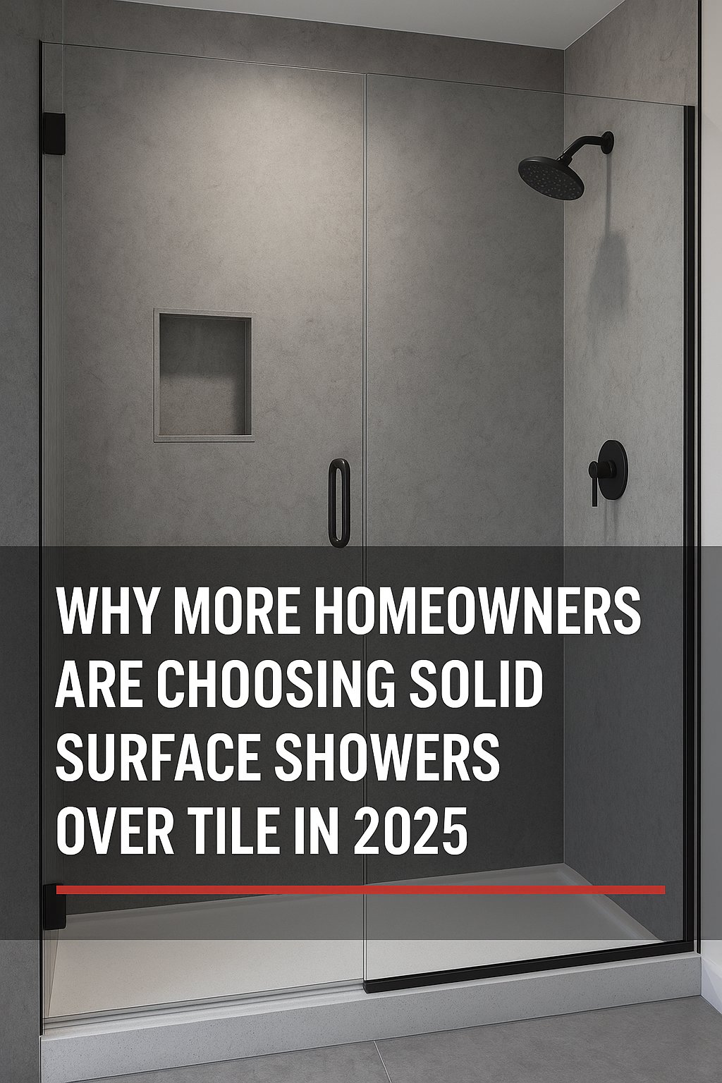 Why More Homeowners Are Choosing Solid Surface Showers Over Tile in ...