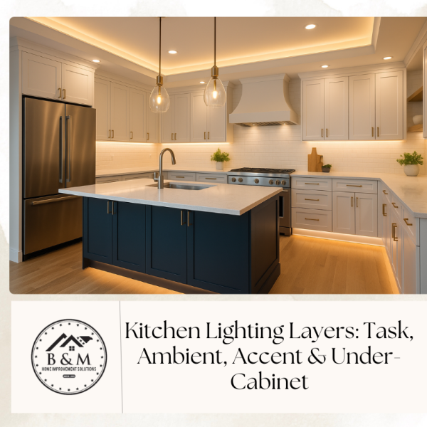 Kitchen Lighting Layers in Lancaster & York, PA | B&M » B&M Home ...